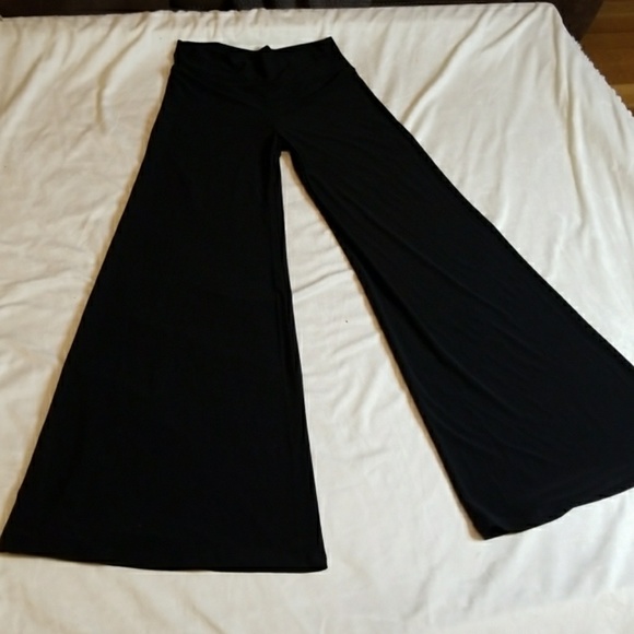 solar | Pants & Jumpsuits | 5 For 5solar Wide Leg Flare Stretch Pants ...
